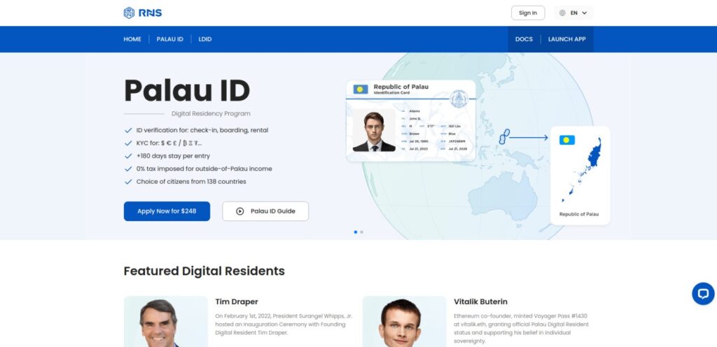 RNS - Web3 Digital Identity and Residency | DeFiShills